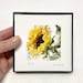 SUNFLOWER Watercolor Flower Print, Sunflower Housewarming Gift ...