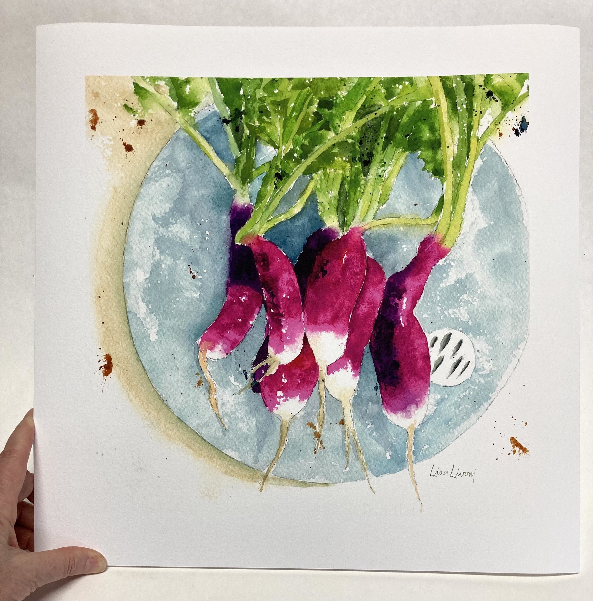 Radish Painting