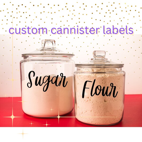 Flour Label - Etsy
