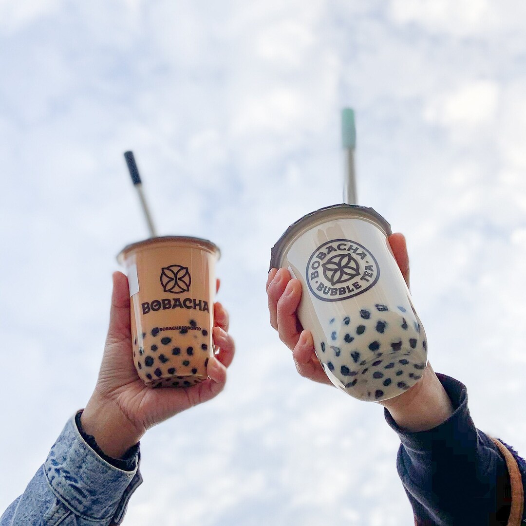 2 Pack Collapsible Bubble Tea Straw - Etsy