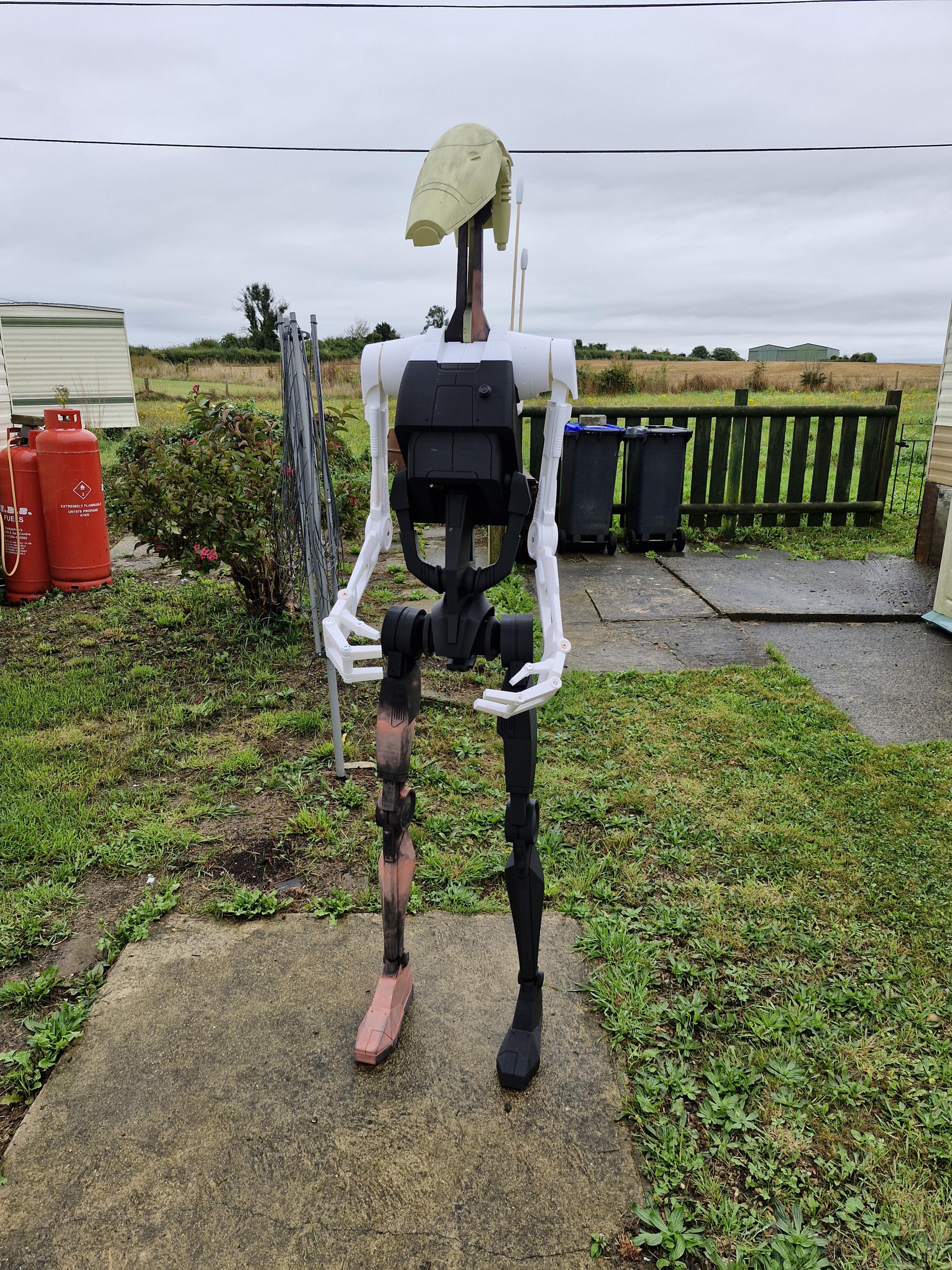 3d Printed B1 Battle Droid Raw Kit - Etsy