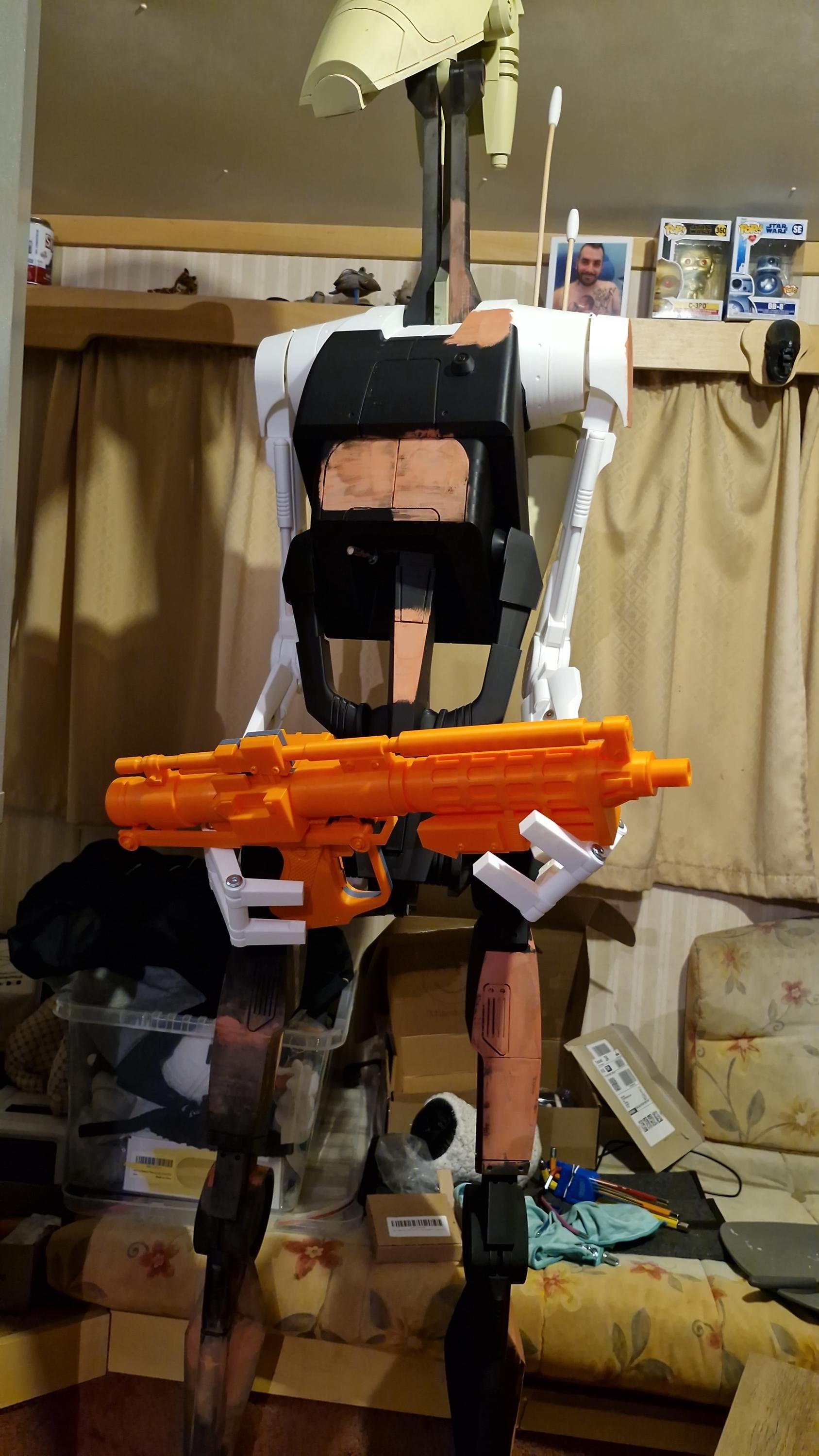 3d Printed B1 Battle Droid Raw Kit - Etsy