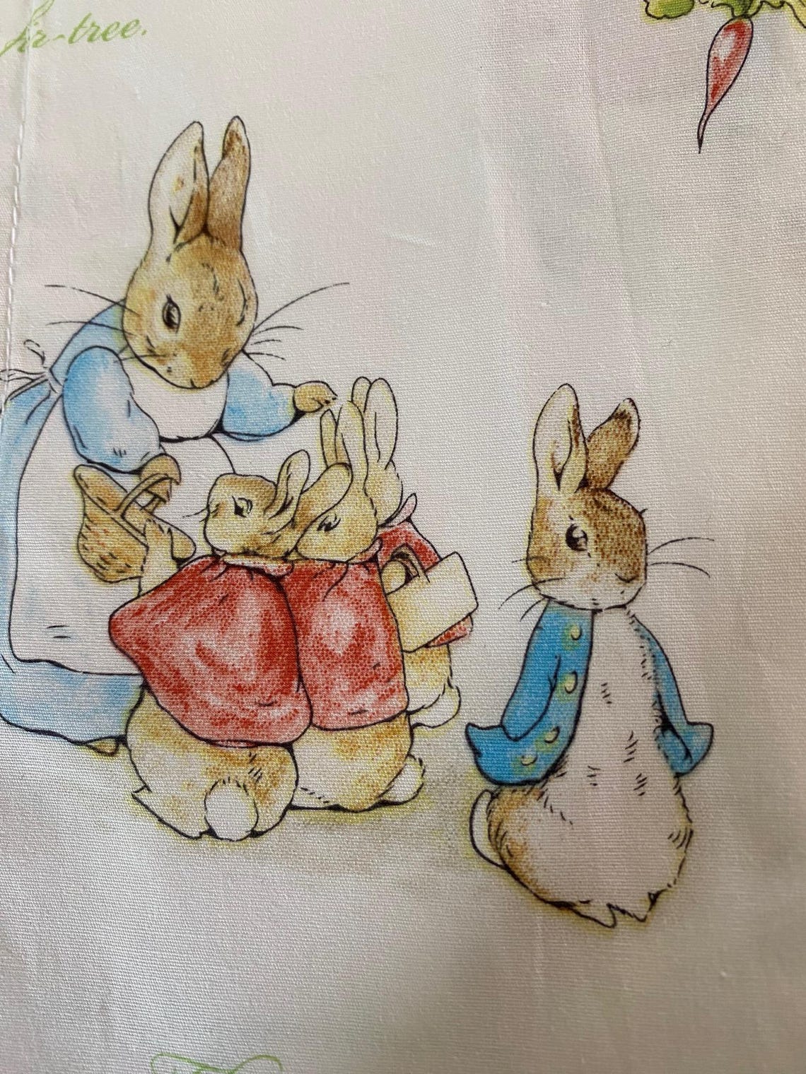 Beautiful Classic Peter Rabbit Bassinet Blanket Pure Cotton - Etsy