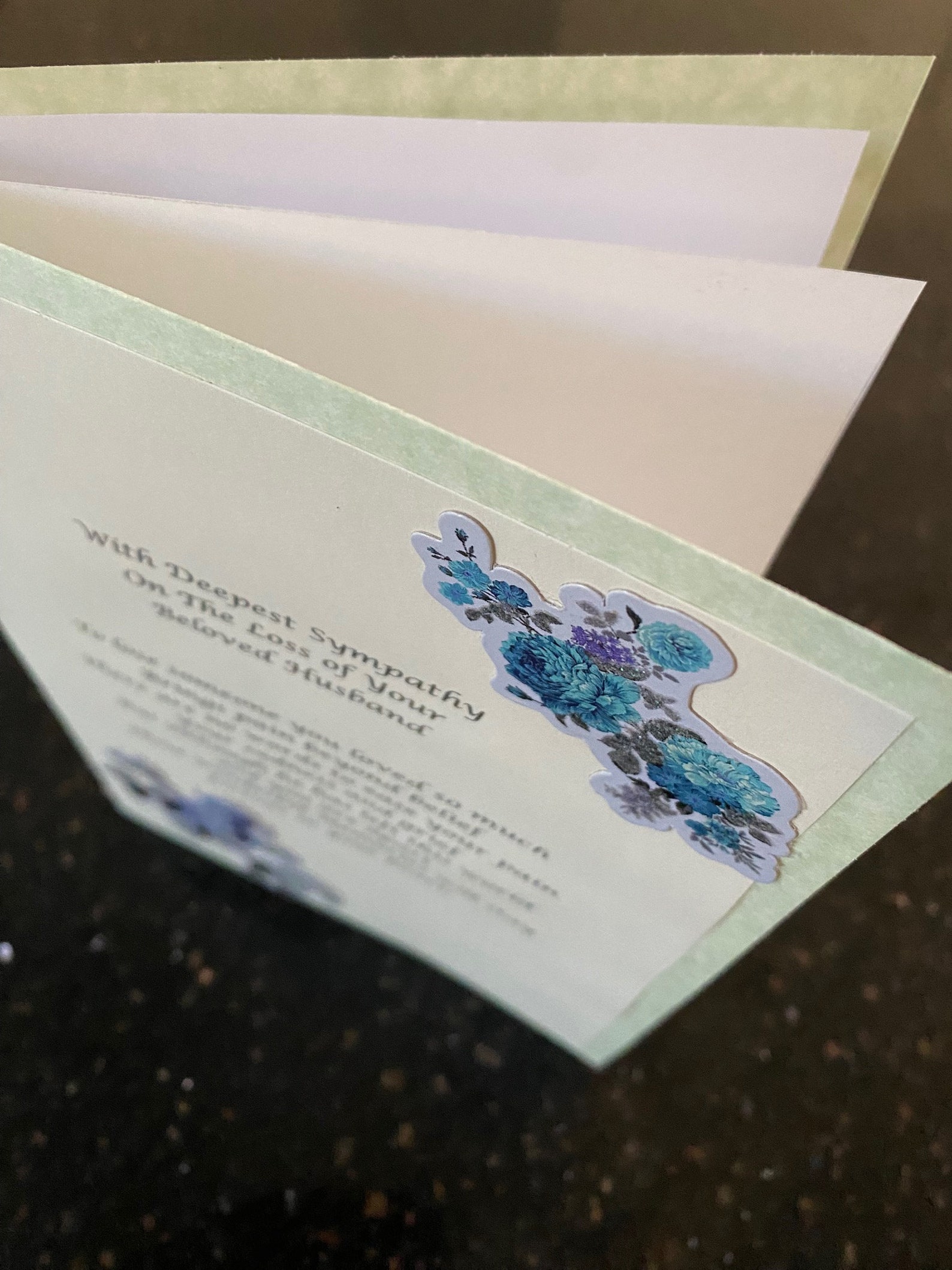 Loss of Husband Large Sympathy Card With Poem - Etsy