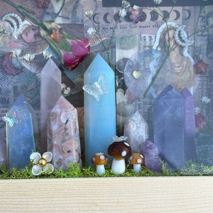 Crystal Display Case - Sparkling Fairy Crystals - Bohemian Crystal ...