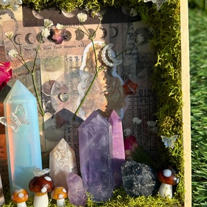 Crystal Display Case - Sparkling Fairy Crystals - Bohemian Crystal ...