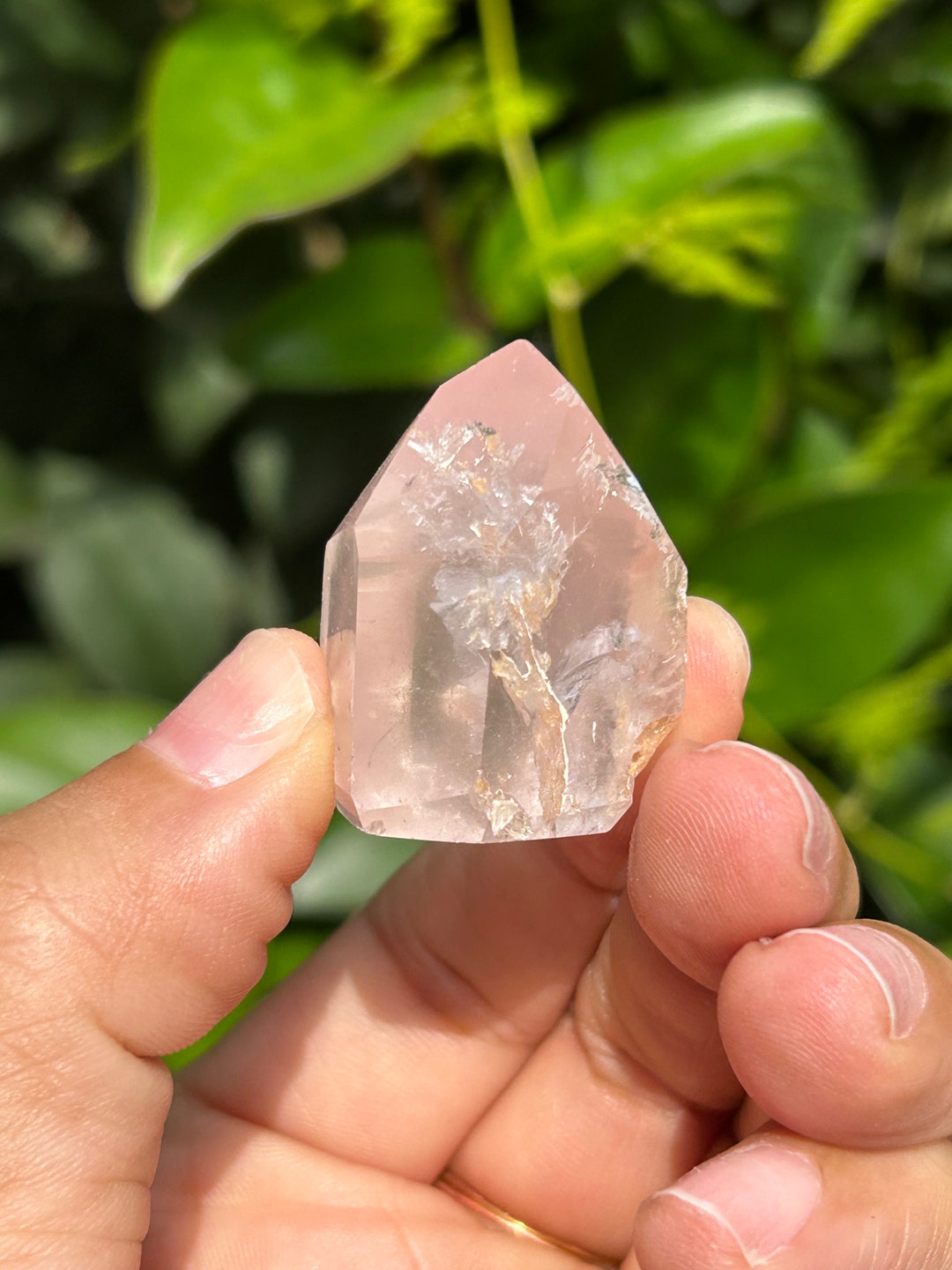 AAA Pink Lithium Quartz | Lithium Phantom Quartz | Natural Lithium ...