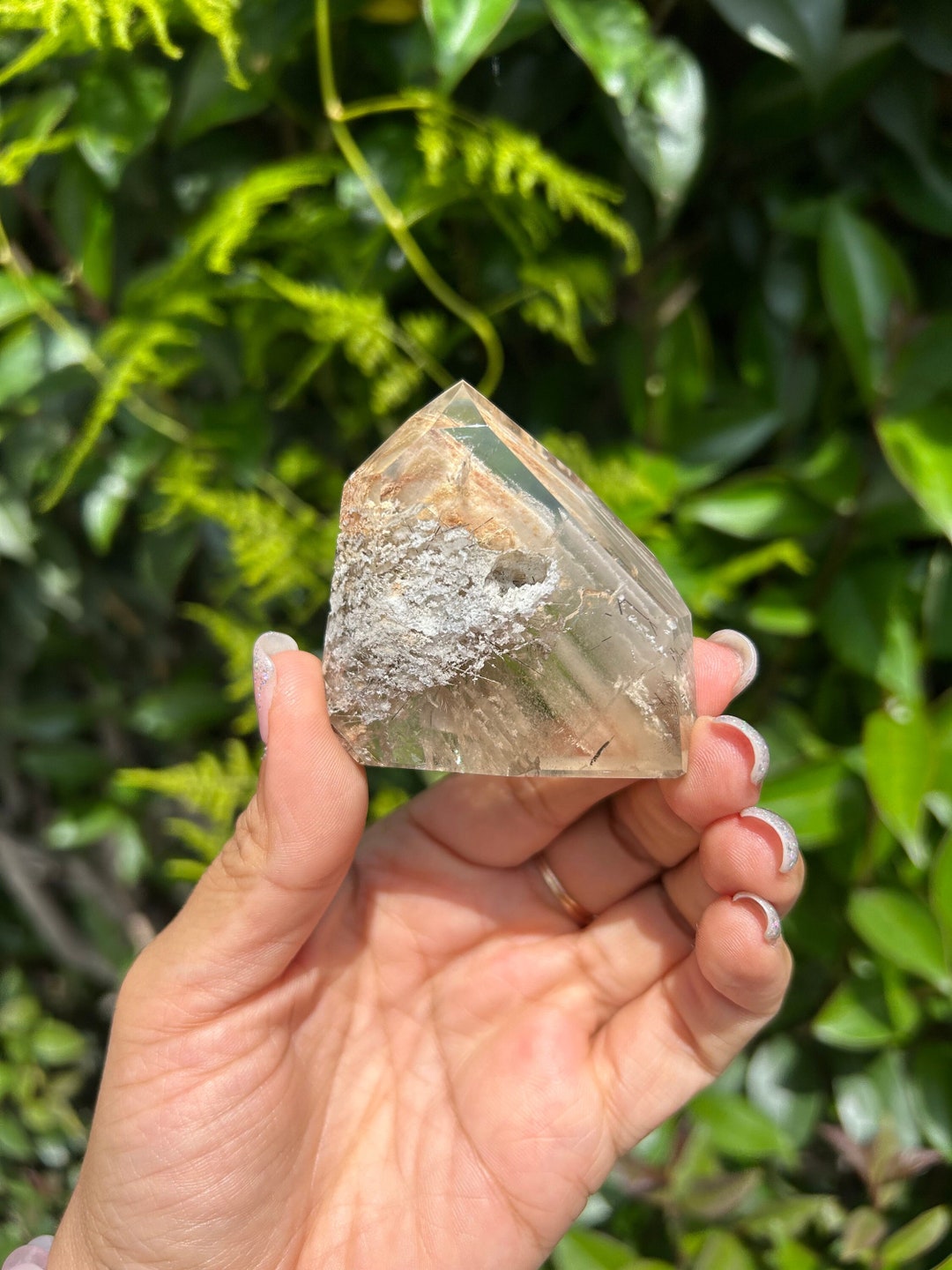 Brazilian Garden Quartz Lodolite Crystal Specimen - High Quality, Unique Phantom Garden Freeform ...