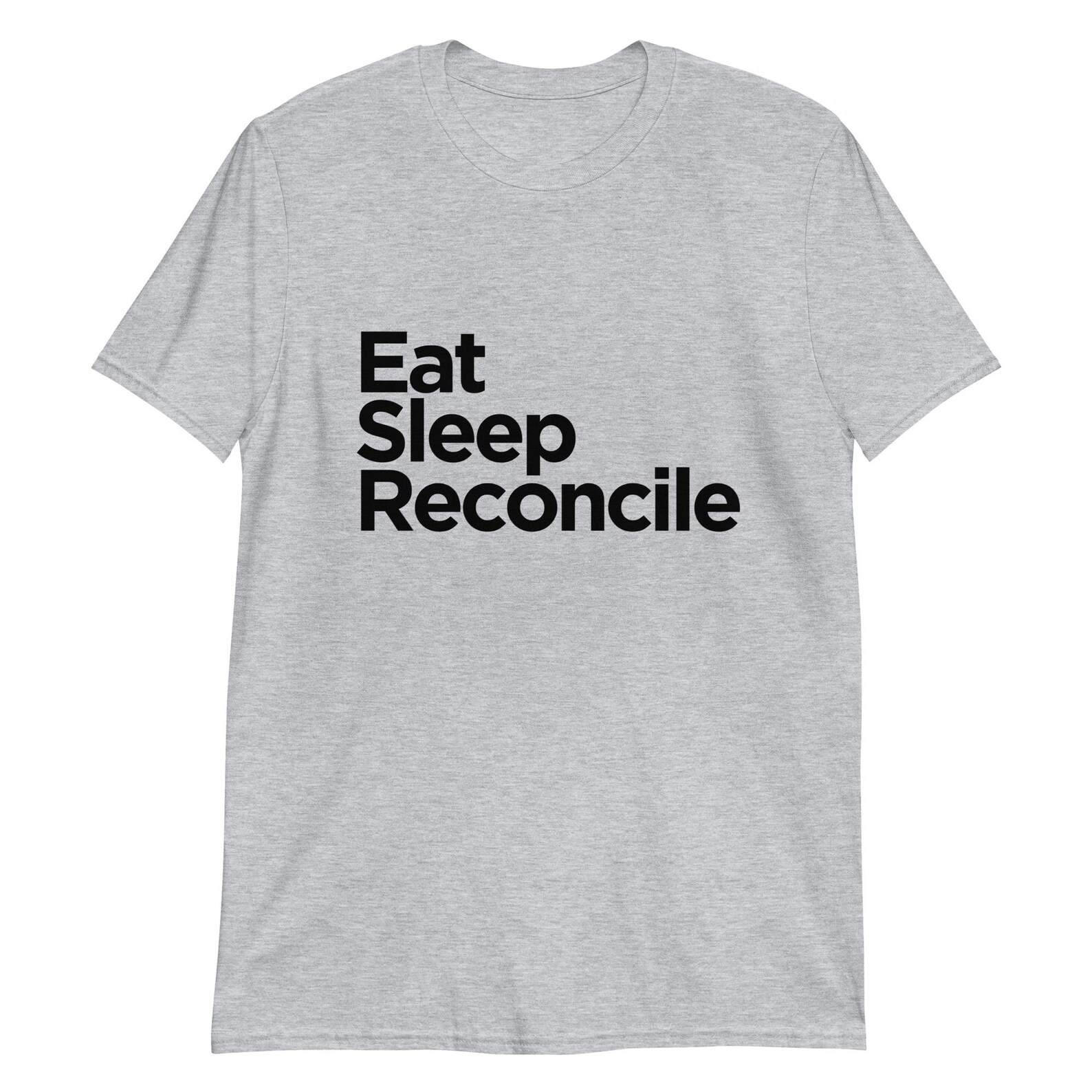 Accountant T-shirt – ‘eat, Sleep, Reconcile’ – Funny Accounting Shirt ...