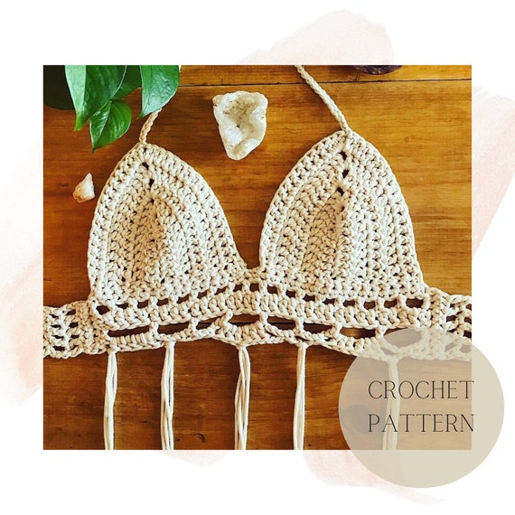 The Athena Crochet Top Pattern Crochet Bikini Pattern Easy | Etsy
