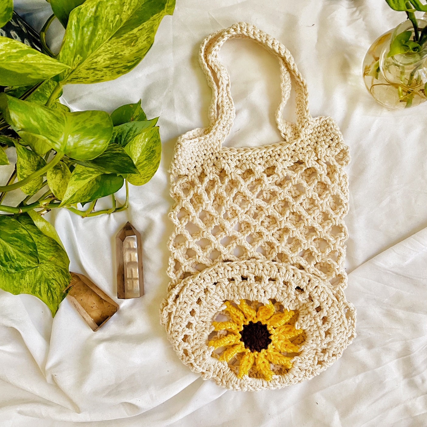 The Sunny Days Crochet Market Bag Pattern/ Easy Crochet - Etsy