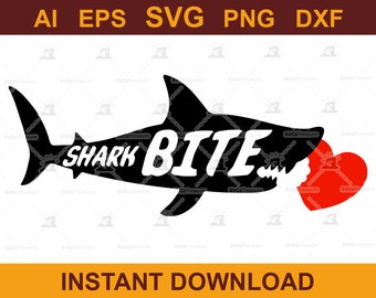 Shark Bite Font - Etsy