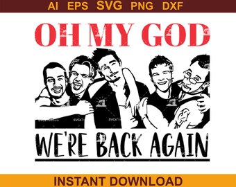 Backstreet Boys Silhouette Svg - Etsy Sweden