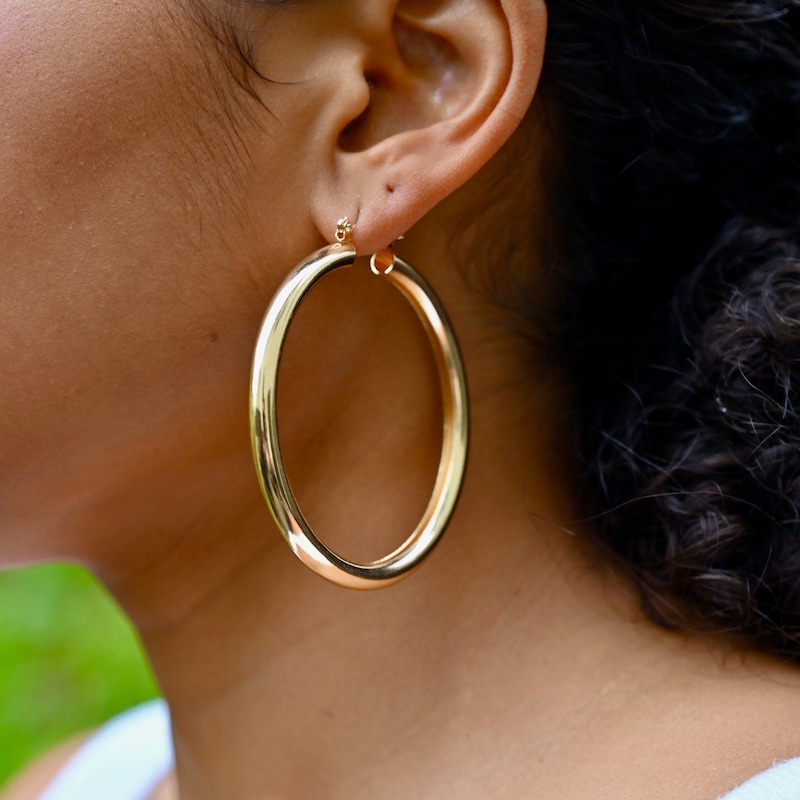 Extra Large Big Hoop Earrings - Etsy