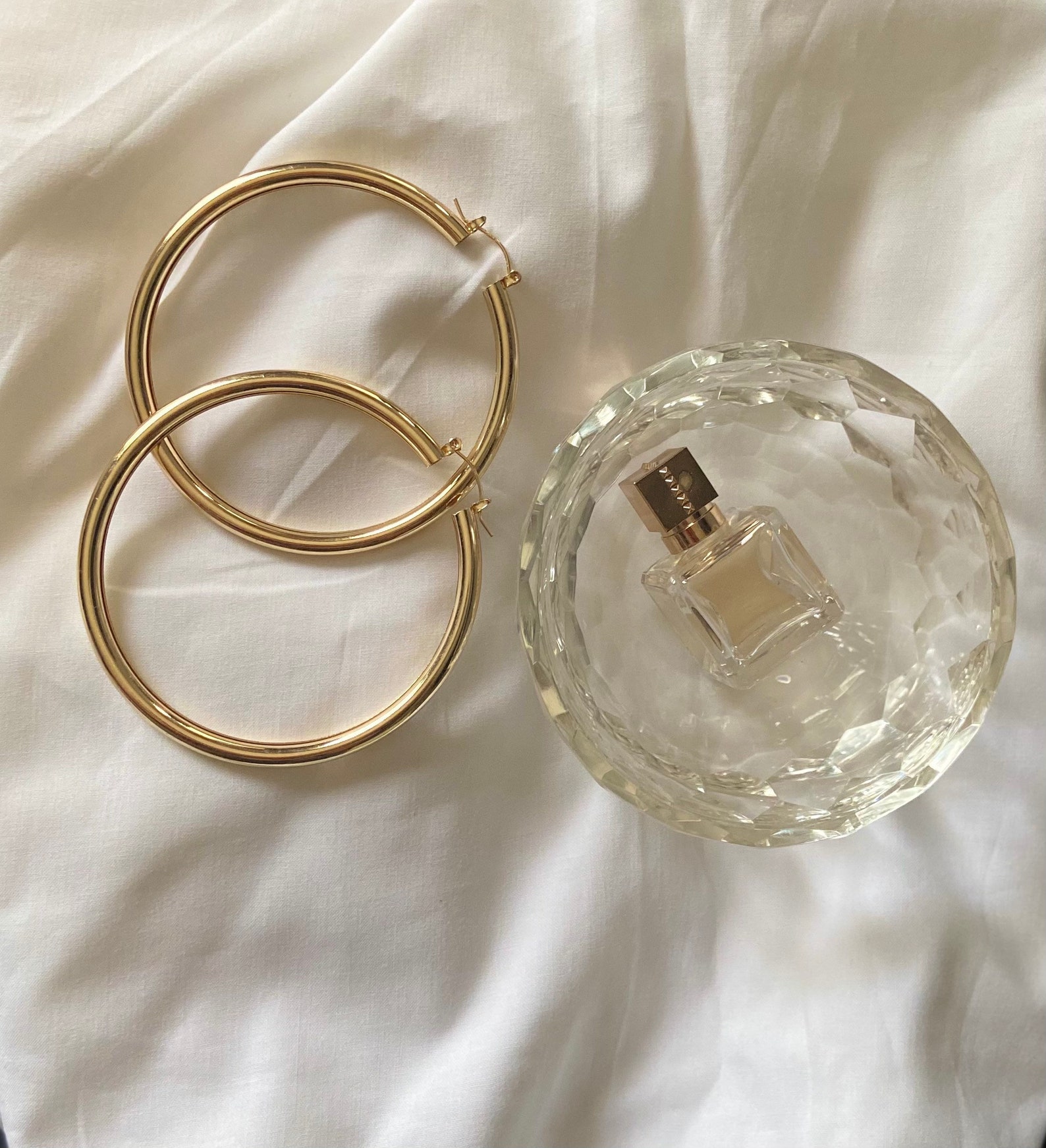 XXL Gold Filled Hoop Earrings 3 Inch Hoop Earrings 80mm Hoops Tarnish ...