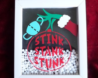 Grinch Shadow Box - Etsy