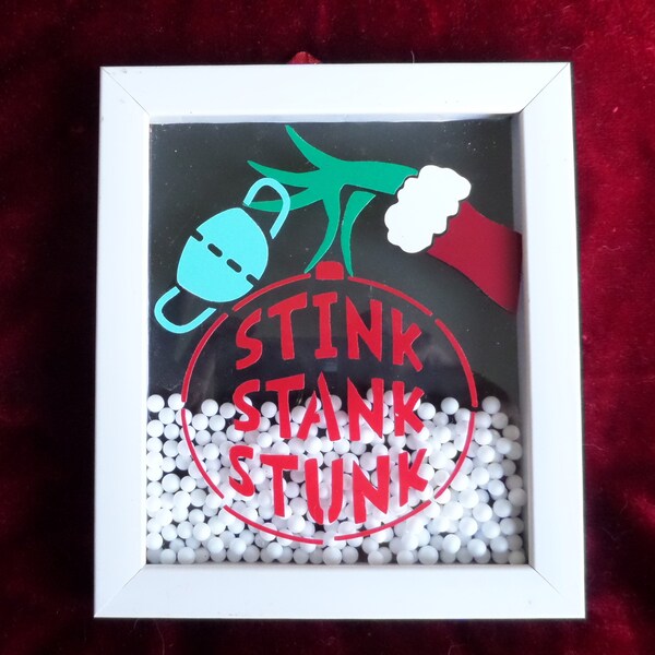 The Grinch Shadow Box Svg - Etsy