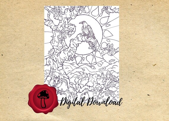 Mabon Coloring Pages