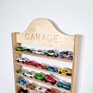 Cars Shelf for 60 Pcs Made of Birch Plywood With Personalisation - Etsy
