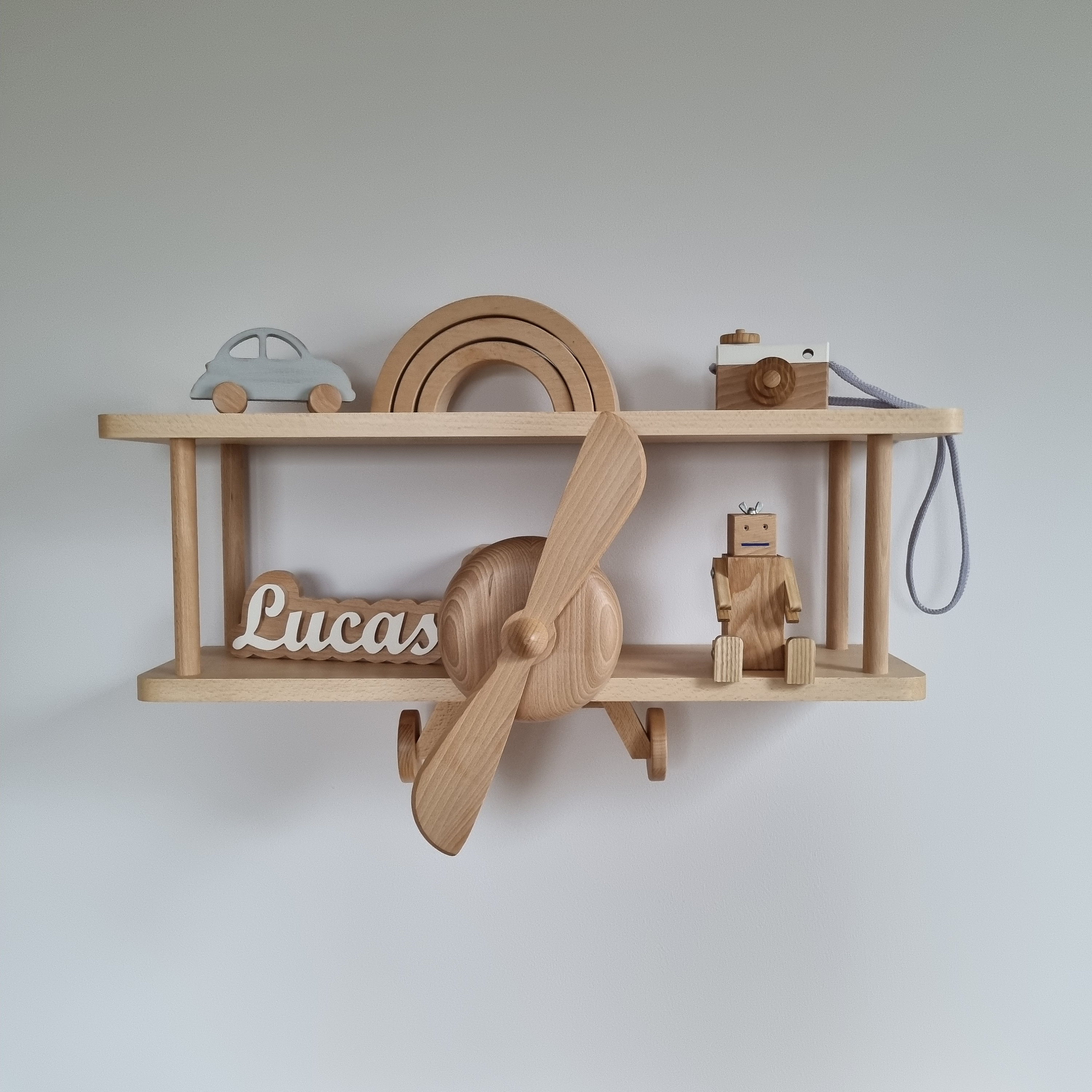 XXL Plane Shelf, Kidsroom Decoration, Books Shelf, Toys Shelf, Airplane ...