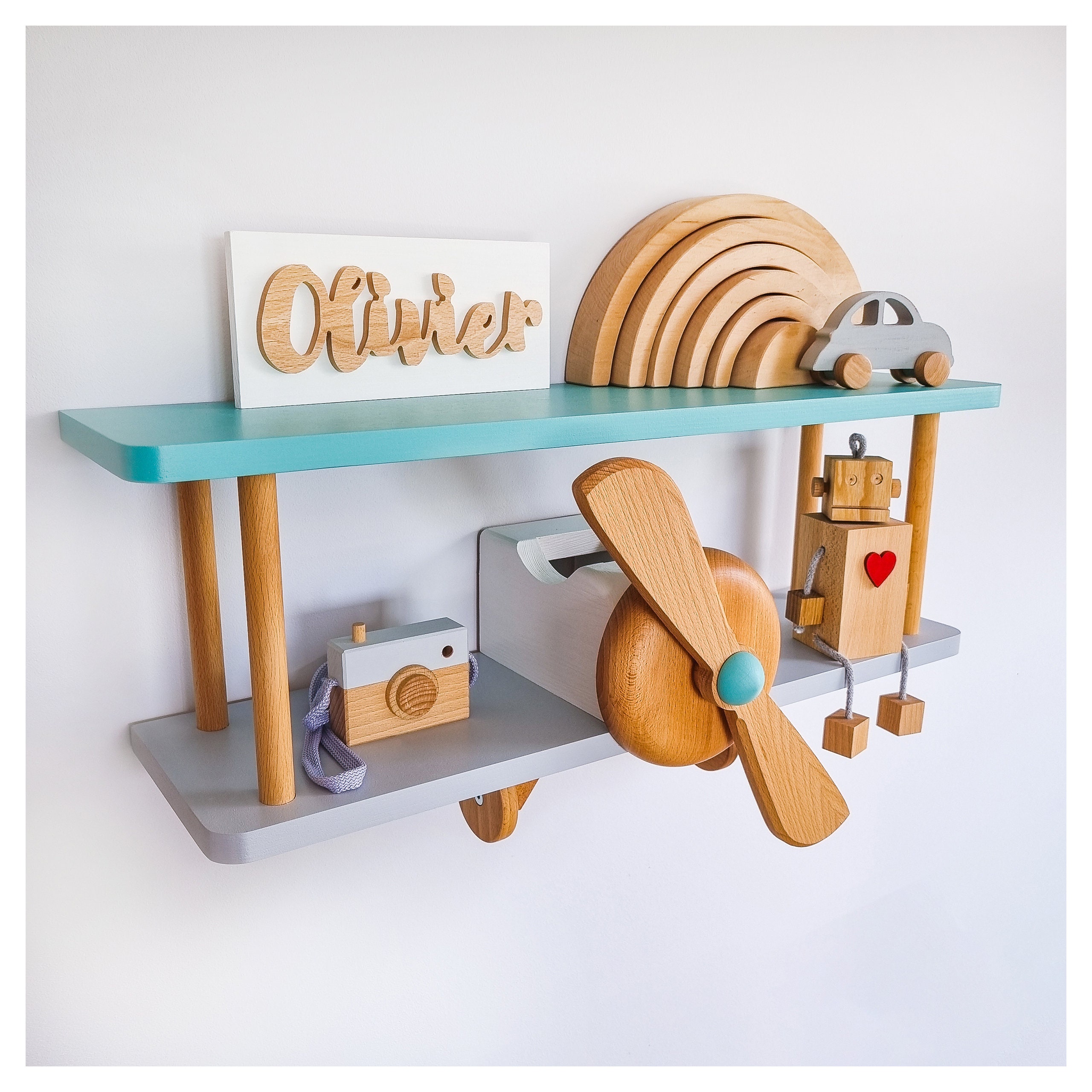 XXL Plane Shelf Kidsroom Decoration Books Shelf Toys Shelf - Etsy