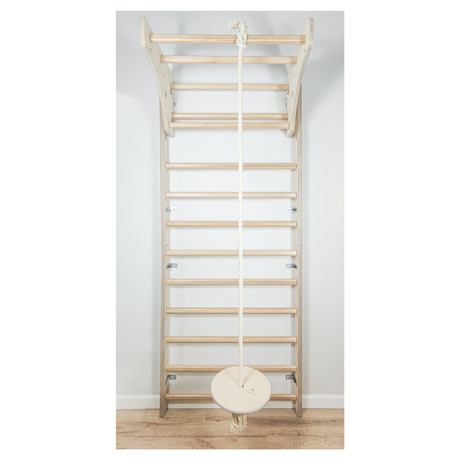 Home Gym WEDANTA Wooden Swedish Ladder Wall Set – Kids Stall Bars For ...