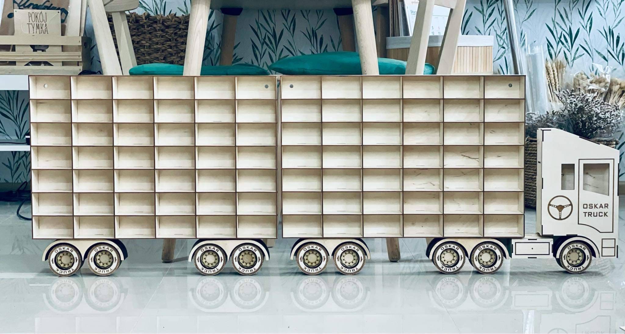 XXL Plywood Truck Shelf, Hand Made Car Storage, Hot Wheels Display ...