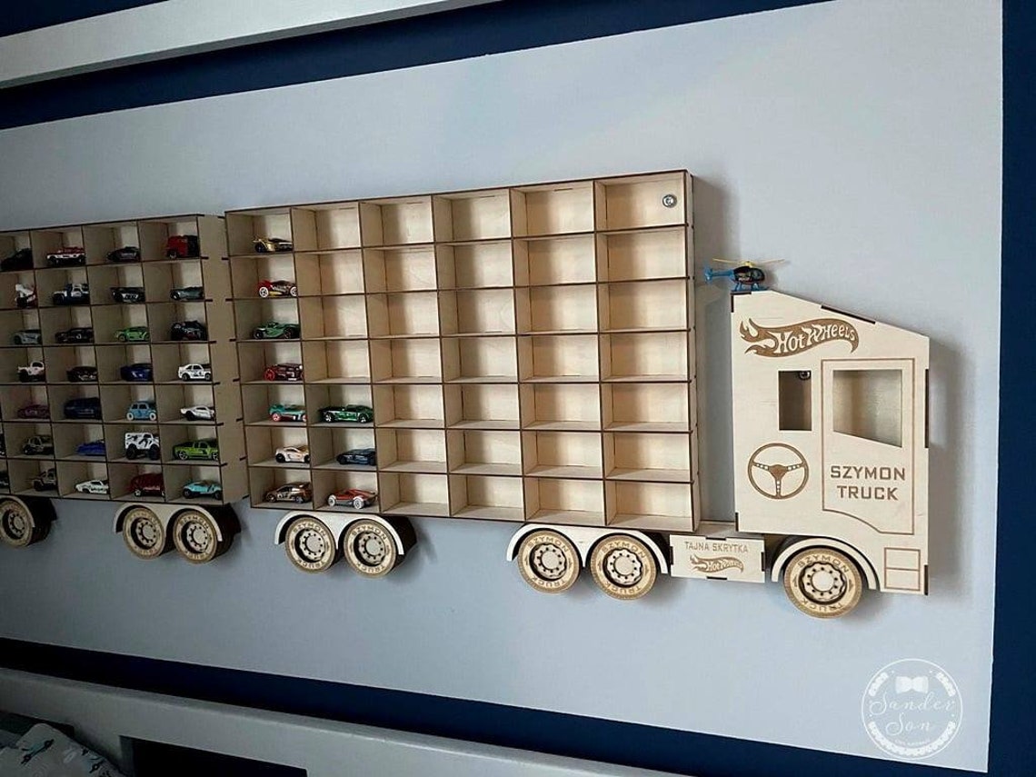 XXL Plywood Truck Shelf Hand Made Car Storage Hot Wheels | Etsy
