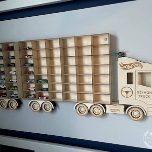 XXL Plywood Truck Shelf, Hand Made Car Storage, Hot Wheels Display ...
