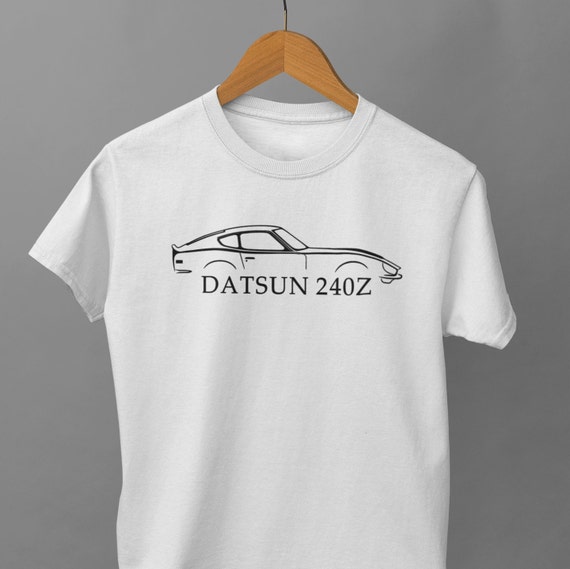 Datsun 240z Shirt Datsun 240Z Logo T Shirt Grey | Z Car Depot Inc