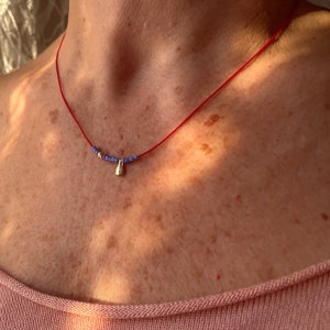Red String Necklace - Etsy