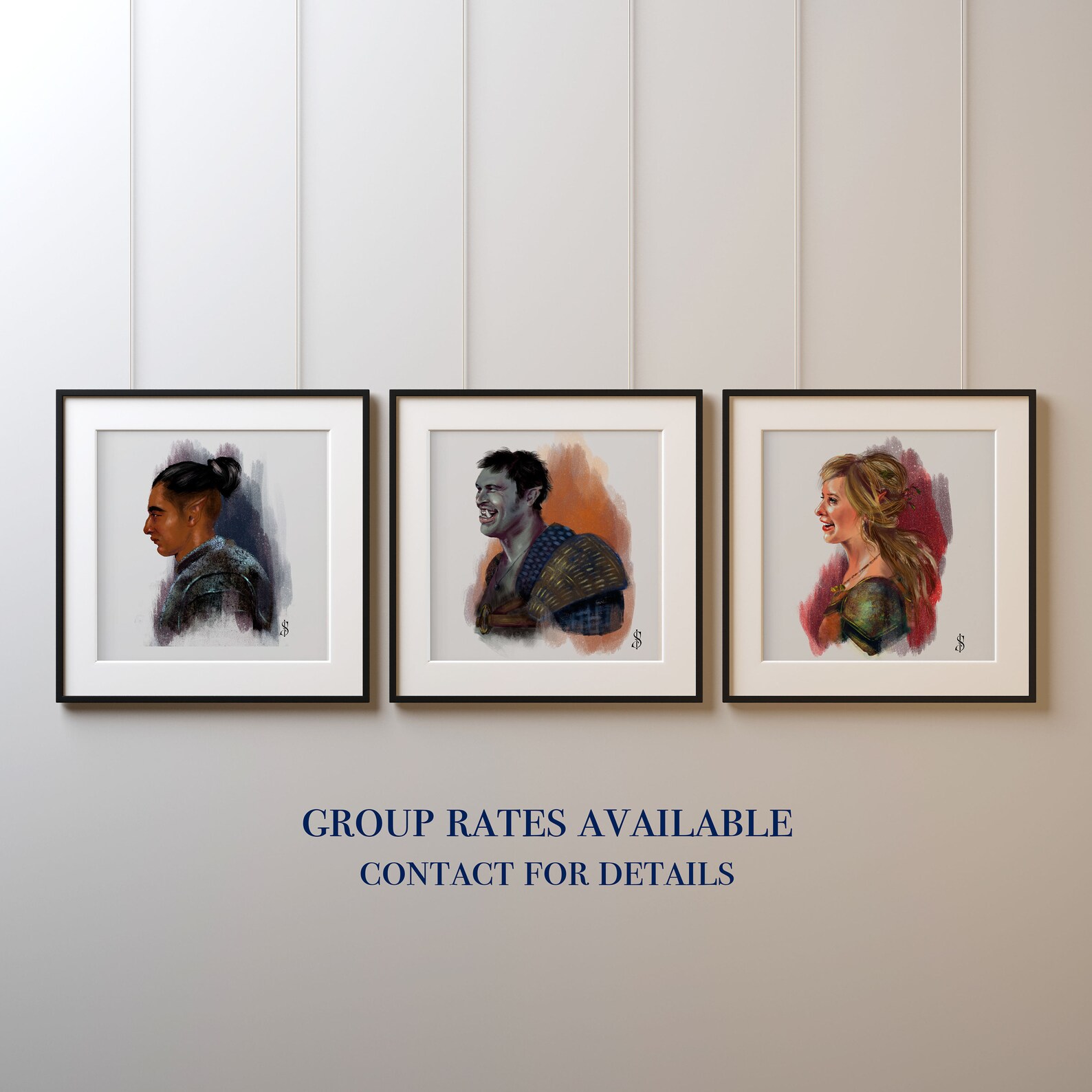 Custom Fantasy Character Bust Portrait Character Commission - Etsy