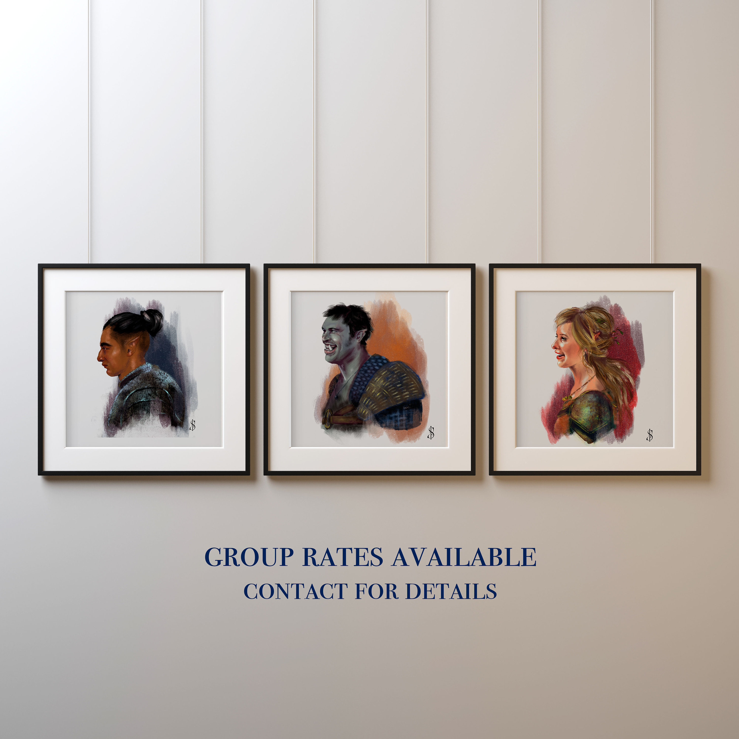 Custom Fantasy Character Bust Portrait Character Commission | Etsy