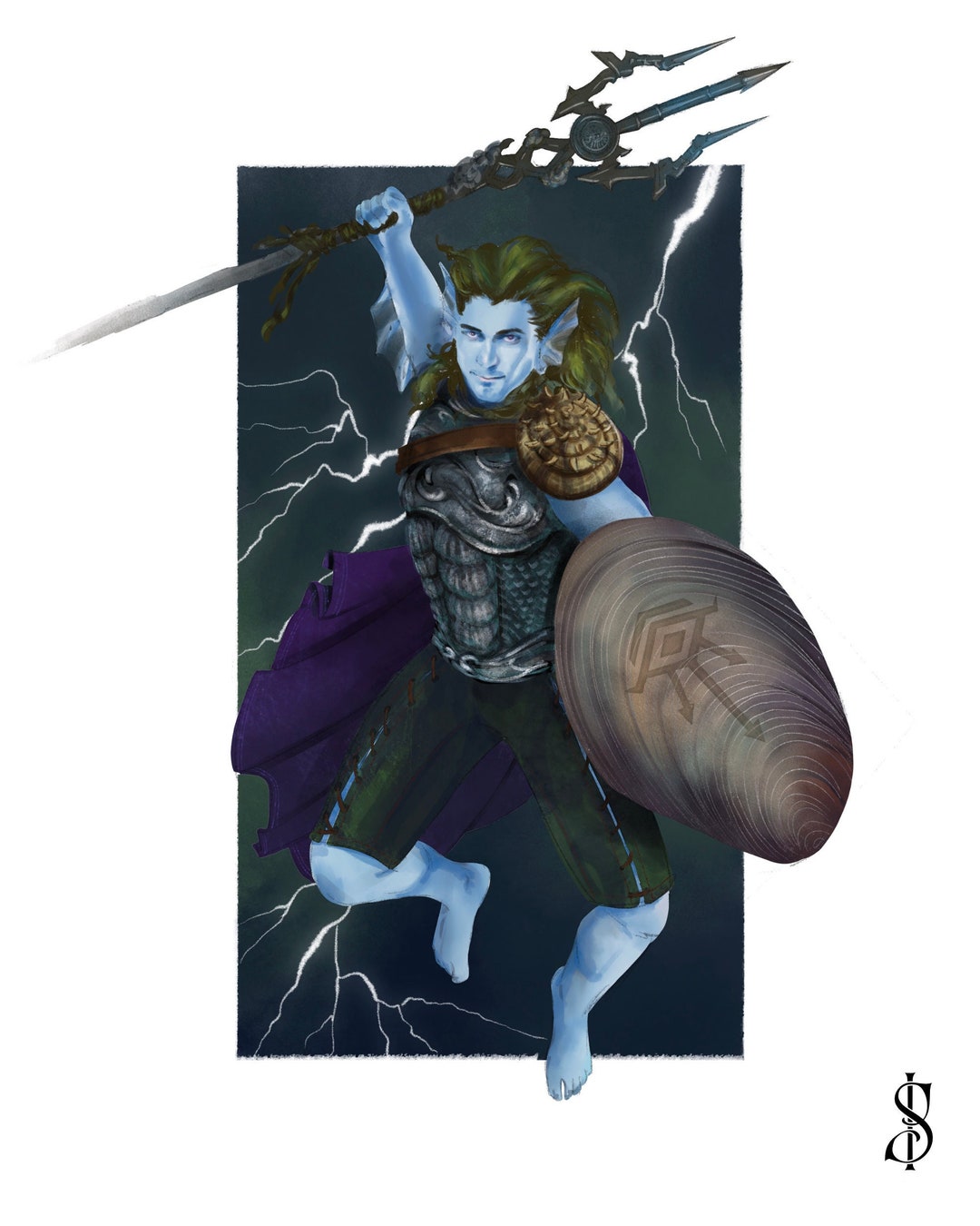 Custom Full Body Fantasy Character Portrait Character - Etsy