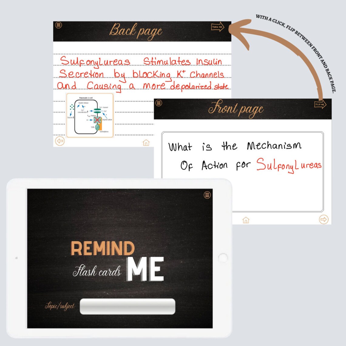 Goodnotes 5 flashcards templates - verestudios