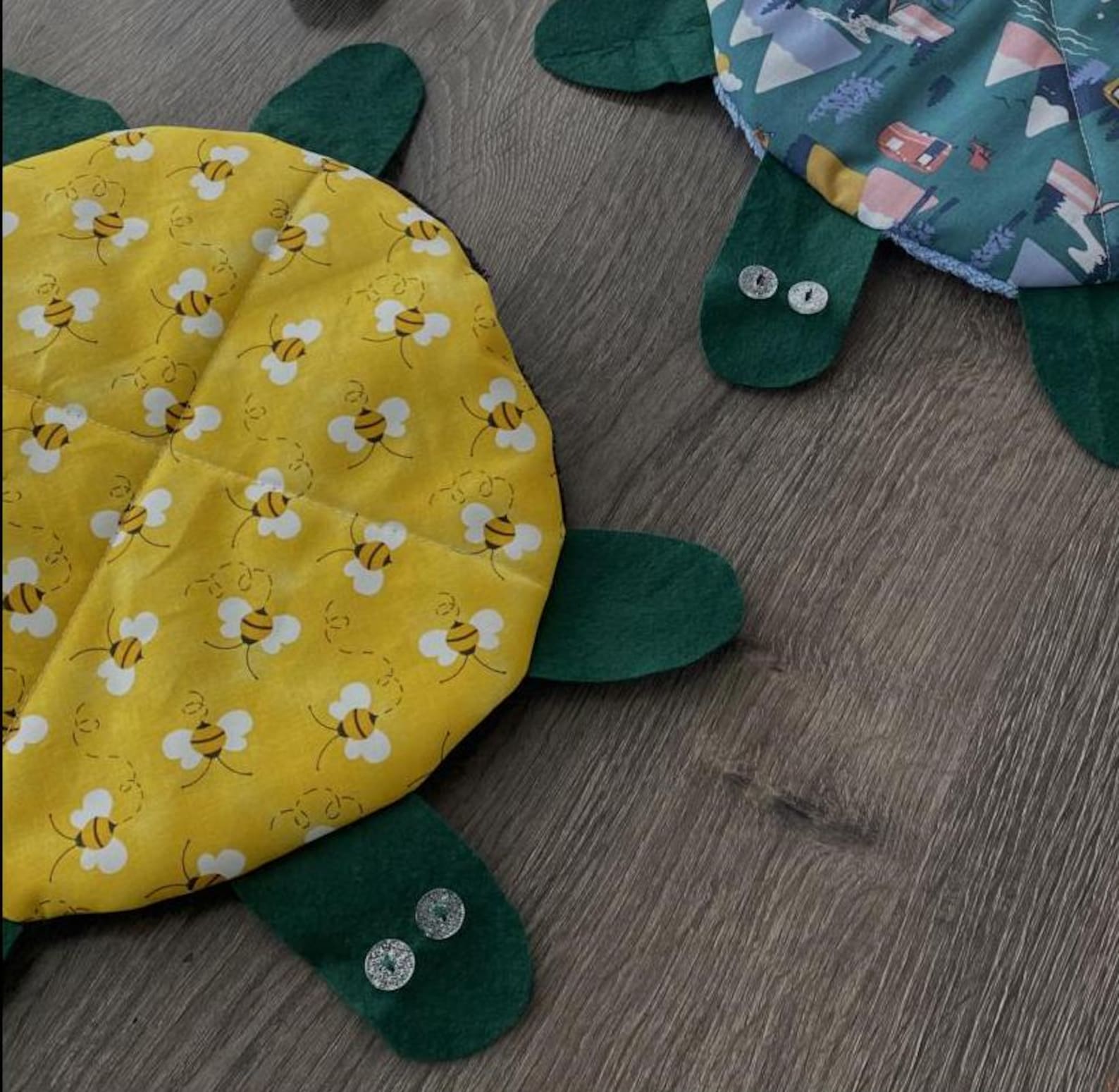 DIY Turtle Mop KIT Beginner | Turtle Mop Printed Sewing Pattern ...
