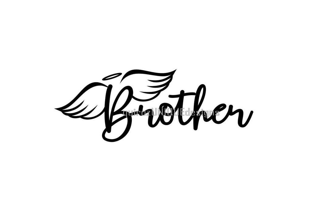 Brother in Heaven Svg, Png, Eps | My Brother is My Angel | Brother ...