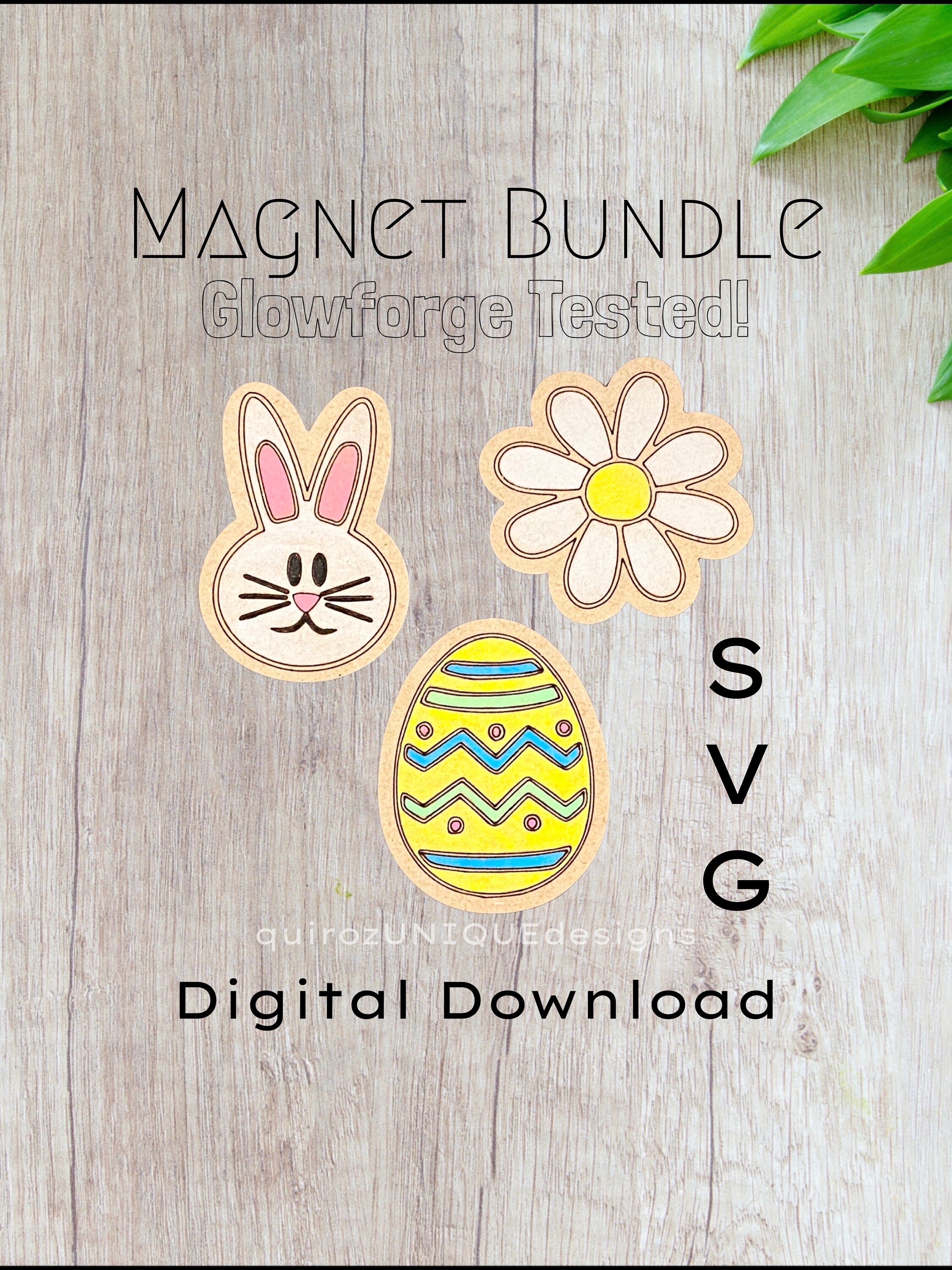 Magnet SVG Bundle | Laser Ready Cut File | Score and Cut Glowforge ...