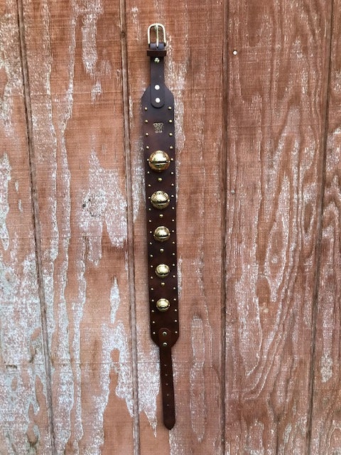 Leather Sleigh Bell Hanger/strap - Etsy