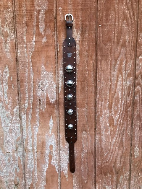 Leather Sleigh Bell Hanger/strap - Etsy