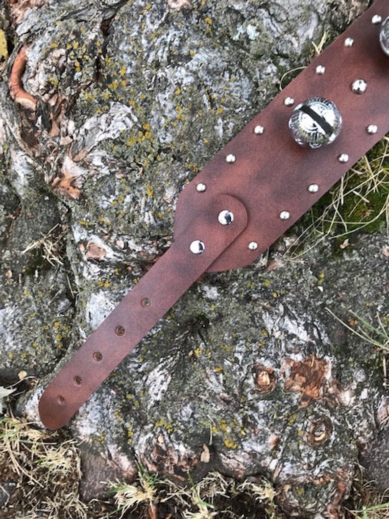 Leather Sleigh Bell Hanger/strap - Etsy