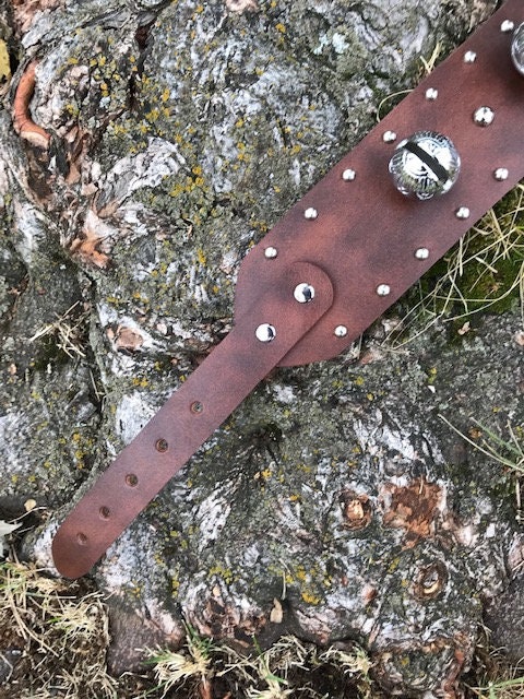 Leather Sleigh Bell Hanger/strap - Etsy
