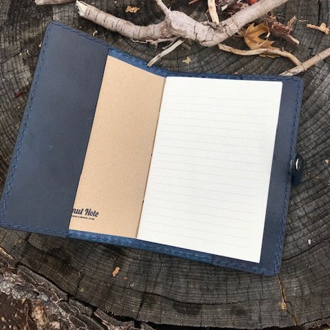 Leather A6 Journal Cover Refillable - Etsy Australia