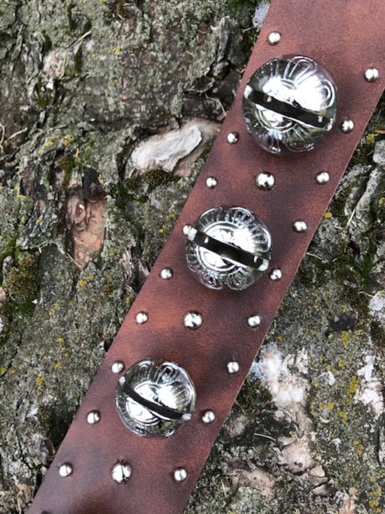 Leather Sleigh Bell Hanger/strap - Etsy