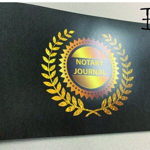 Notary Public Log Book Legal Size Format Printed Hard Copy Ready to Use ...