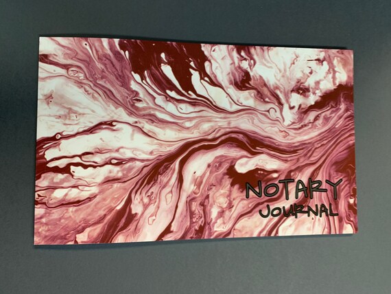 Notary Public Log Book Legal Size Format Printed Hard Copy | Etsy