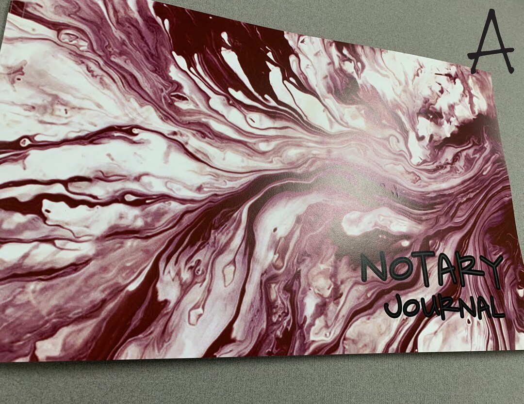 Notary Public Log Book Legal Size Format Printed Hard Copy Ready to Use ...