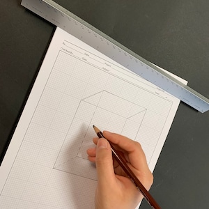 Custom Logo Printed 1/10" (one Tenth Inch) Scale Graph Paper Pad 8.5x11 ...