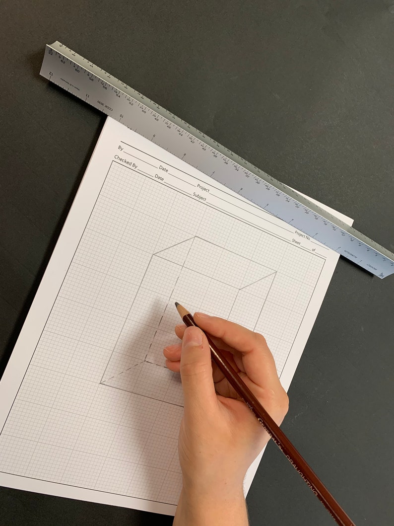 Custom Logo Printed 1/10" (one Tenth Inch) Scale Graph Paper Pad 8.5x11 ...