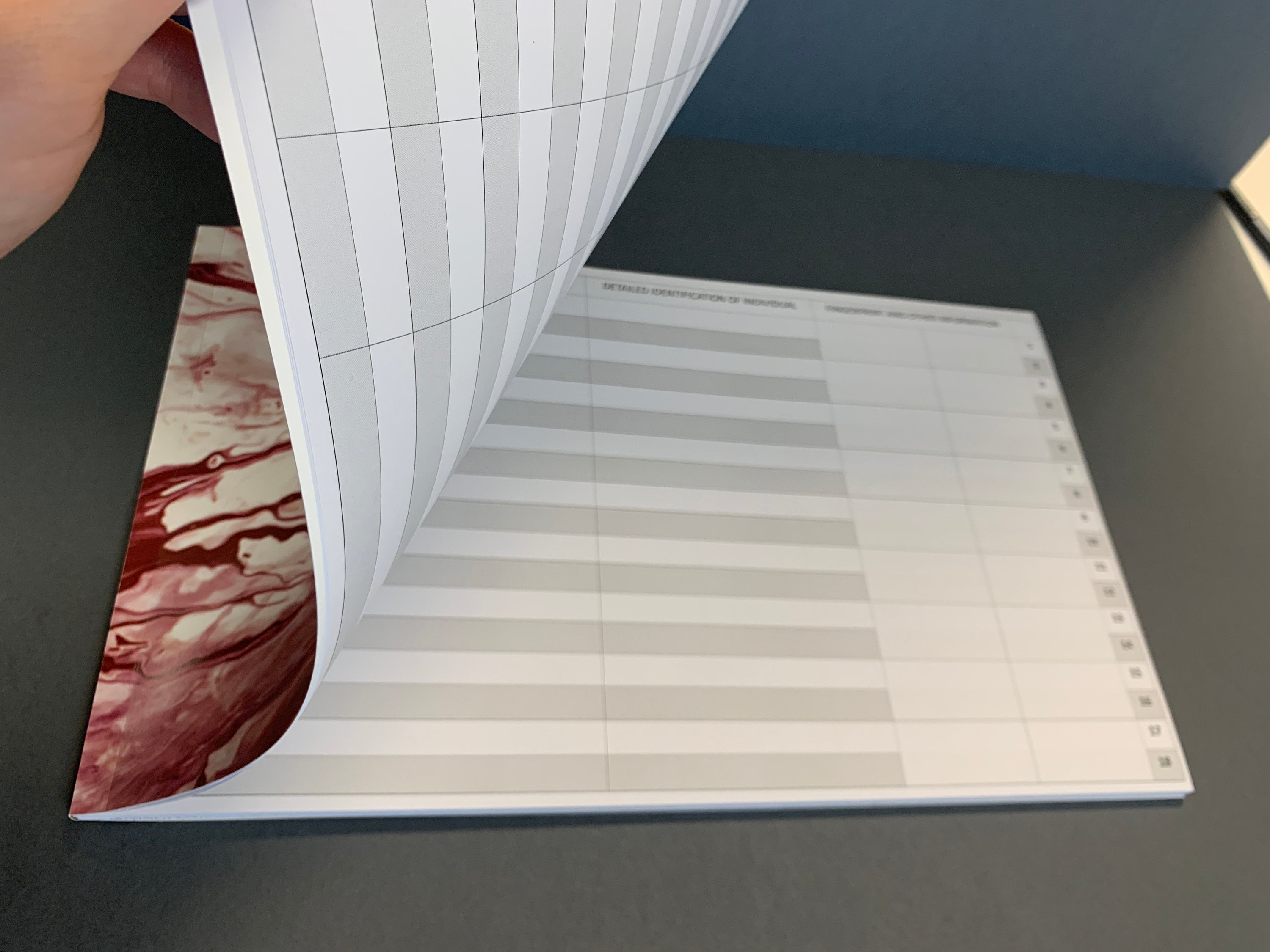 Notary Public Log Book Legal Size Format Printed Hard Copy | Etsy